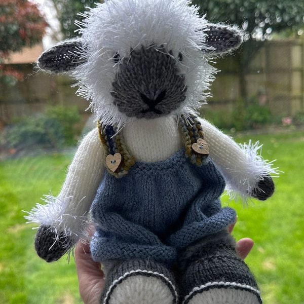 Tearoom Lambs 2 Toy Knitting Pattern/ Sheep Knitting Pattern/ Back ...