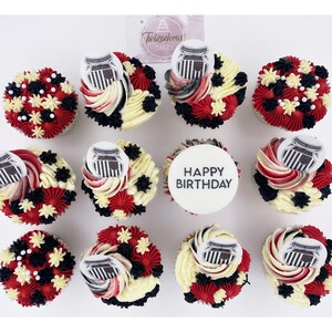 30 Personalised Edible Rice Paper Cupcake Fairy Cake Toppers / - Etsy