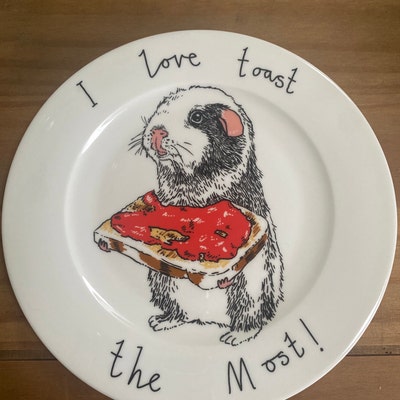 I Love Toast the Most' Side Plate - Etsy