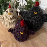 Poppy the Chicken Knitting Pattern ORIGINAL, Knit Chicken Pattern ...