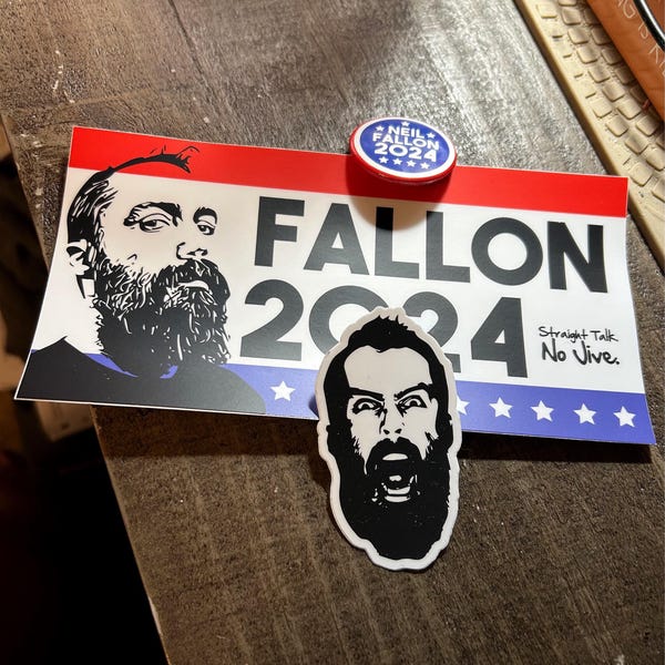 Clutch Neil Fallon 2020 2 1/4" Button - Etsy