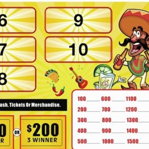 Gold Club is a One-window, Pull Tab Game With 576 Cards at 1.00 each ...