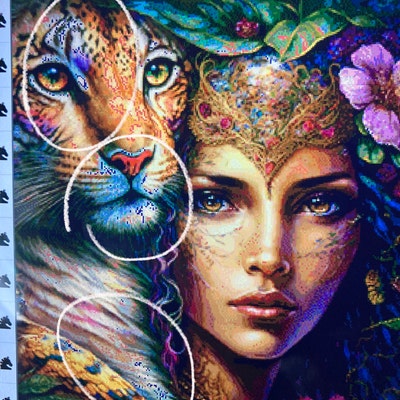 Mystical Cat Girl 9 Cross Stitch Pattern by Dutchladymysticart digital ...