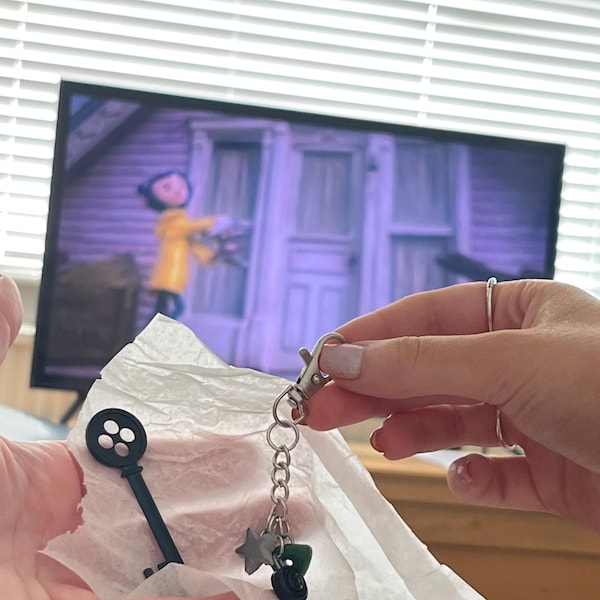 Limited Edition Coraline Seeing Stone Necklace - Handmade Green Pendant ...