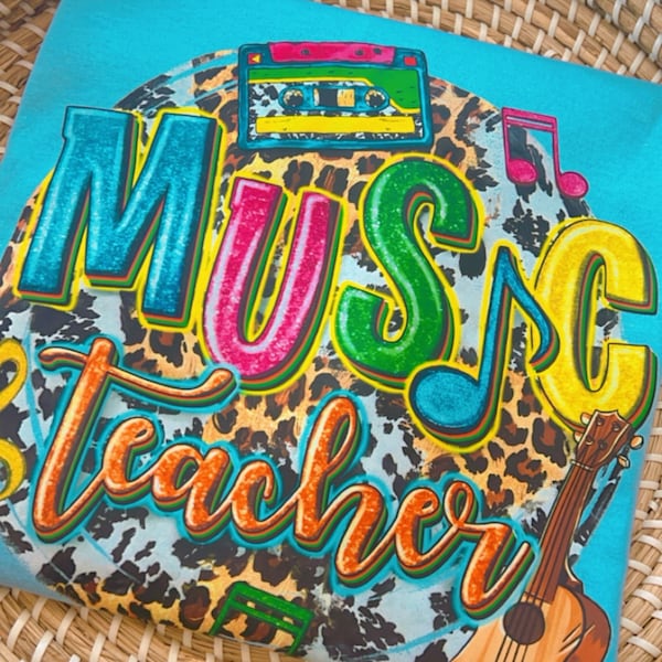 Music Teacher Png Sublimation Design Download, Teacher's Day Png, Back ...