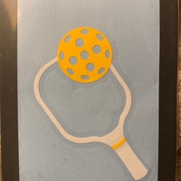Personalized Pickleball Paddle Decal Vinyl Sticker Bumper Sticker ...