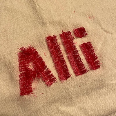 Cute Fluffy Fringed FONT Machine Embroidery Designs in - Etsy