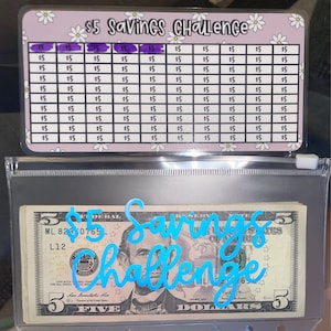 Dollar Savings Challenge 1 Dollar Savings Challenge 5 Dollar Savings ...