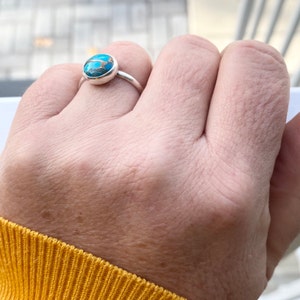 Elegant Rectangle Cushion Cut Aqua Blue Chalcedony Boho Ring | Etsy