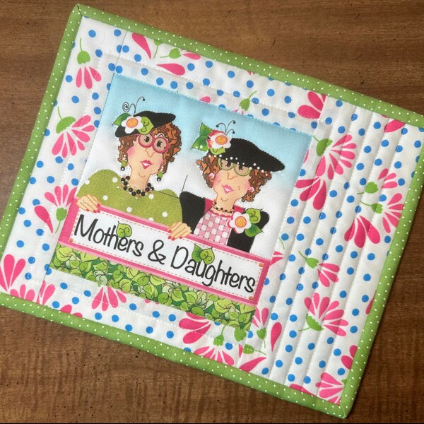Mothers & Daughters 6" Fabric Art Panel - AP6.40 - Etsy