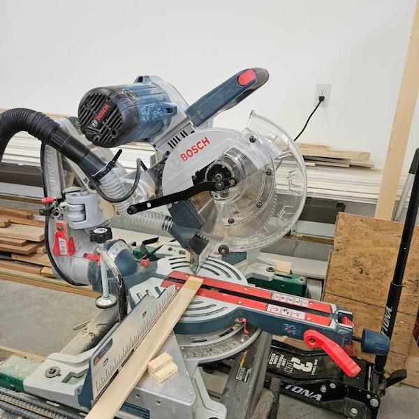 10" Bosch Glide CM10GD Miter Saw Dust Collection, Complete Chute - Etsy