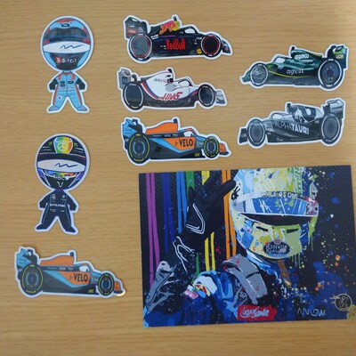 Lando Norris 2022 Helmet Sticker // F1 Vinyl Decal / Formula One Helmet ...