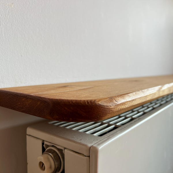 Handmade Radiator Shelf, Made From Solid Wood, Rustic Style ...