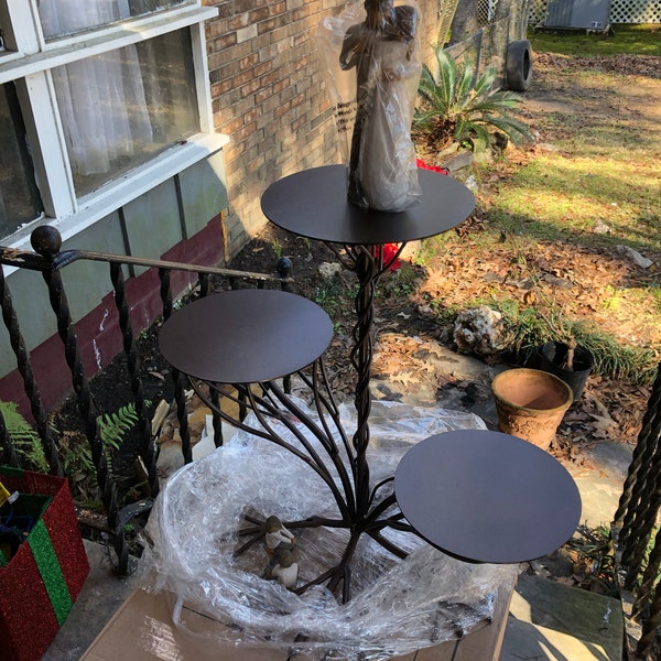 Hand Crafted Three Tier Cake Stand: Tree of Life Design - Etsy