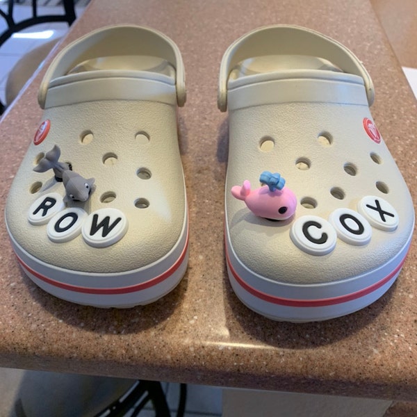 Alphabet / Letters PVC Shoe Charms for Your Crocs / Silicone Bracelet ...