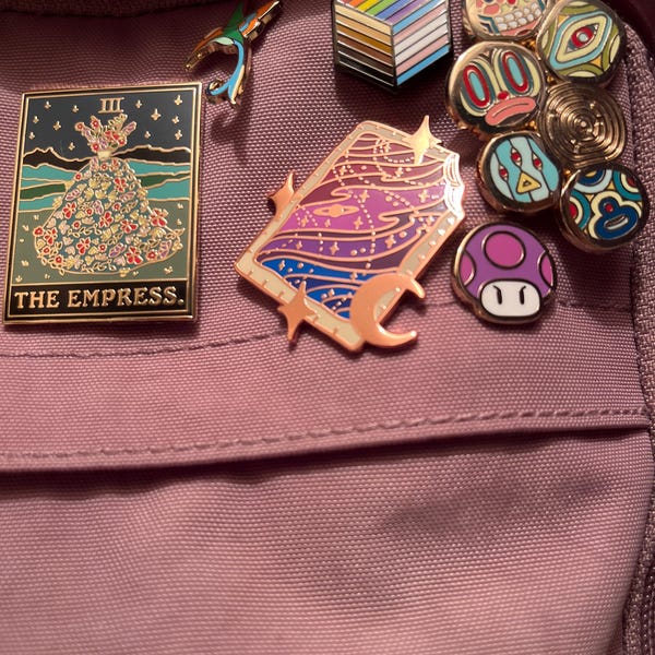 Inclusive Rainbow Pin - Flag Cube - Geometric LGBTQ Pin Lapel Badge ...