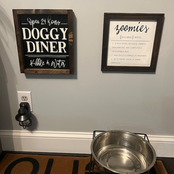 Zoomies, Home Decor, Dog Decor, Cat Decor, Pet Decor, Reverse Canvas ...