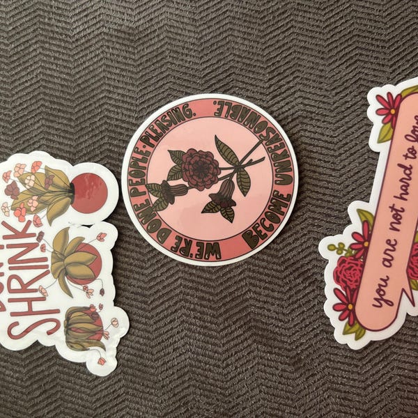 Overstimulated ADHD Too Many Sounds Sticker Neurodivergent Mental ...