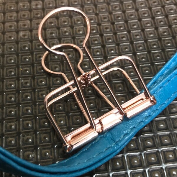 6 Colors of Planner Clips Hollow Binder Clips-office/binder/decorative ...