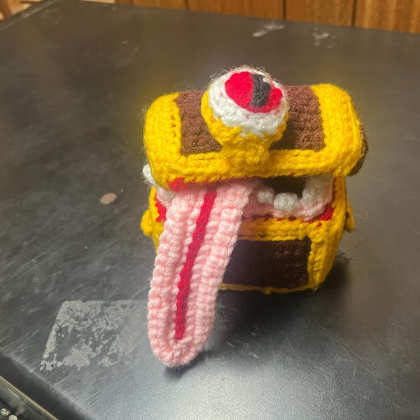 Mimic Chest Crochet Amigurumi Pattern - Etsy