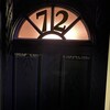 Gold Leaf Style Transom Fanlight Window Front Door Number, Victorian ...