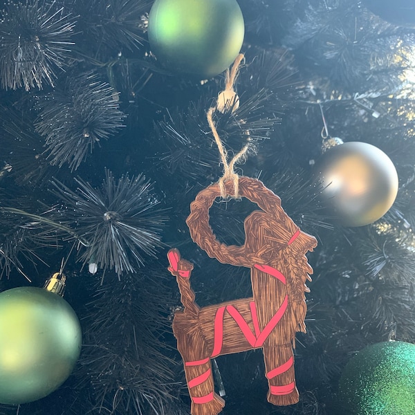 Yule Goat, Julbock, Yule Tree Ornament, Winter Solstice Ornament, Pagan ...