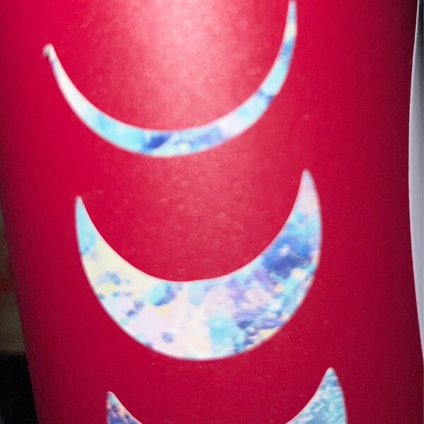 Moon Phases Vinyl Decals / Hydro Flask, Car, Laptop Stickers - Etsy