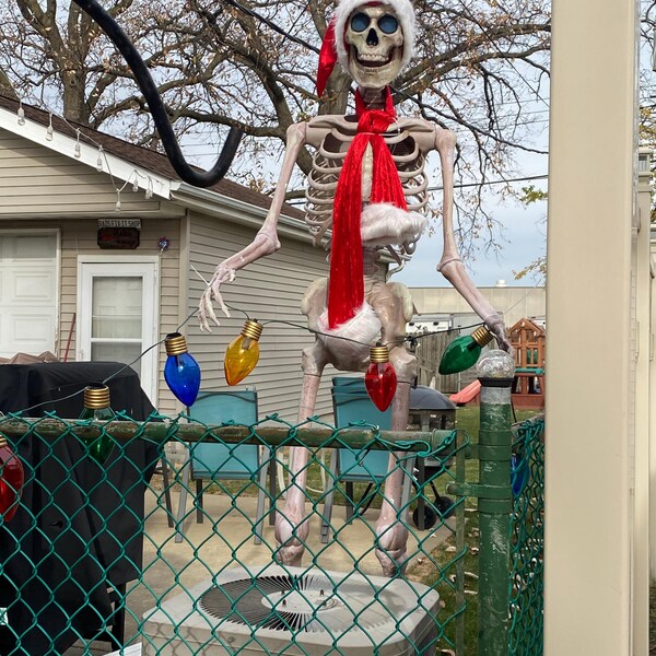 12’ Skeleton Santa Beard (white) (skeleton NOT Included) - Etsy