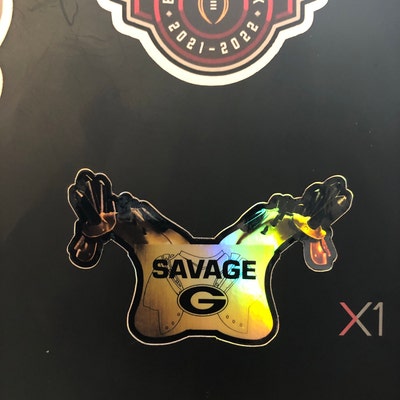 UGA Georgia Bulldogs Decal Sticker: Uga X Mascot Endzone Premium Photo ...