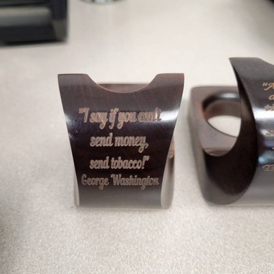 Personalised Pipe Stand for 1 Tobacco Pipe Handmade From Solid Pear ...