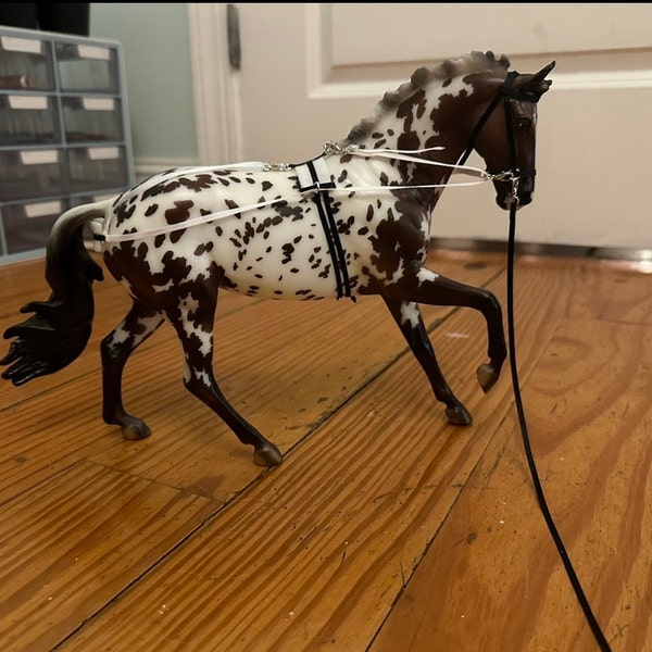 Model Horse Halter Set With Rope Noseband busy Bee Traditional 1:9 ...