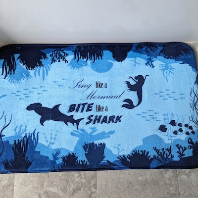 Custom Bath Mat, Personalized Photo Bath Mat, Text Bath Mat, Bathroom ...