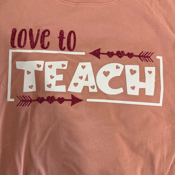 Love to Teach Valentine's Day Cut File for Silhouette and Cricut ...