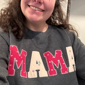 Colorful Varsity Letter Arch TEACH Embroidered Sweatshirt Simple ...