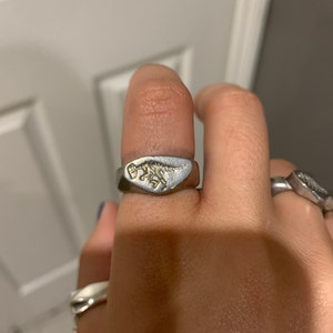 Lighthouse Wax Seal Signet Ring - Etsy