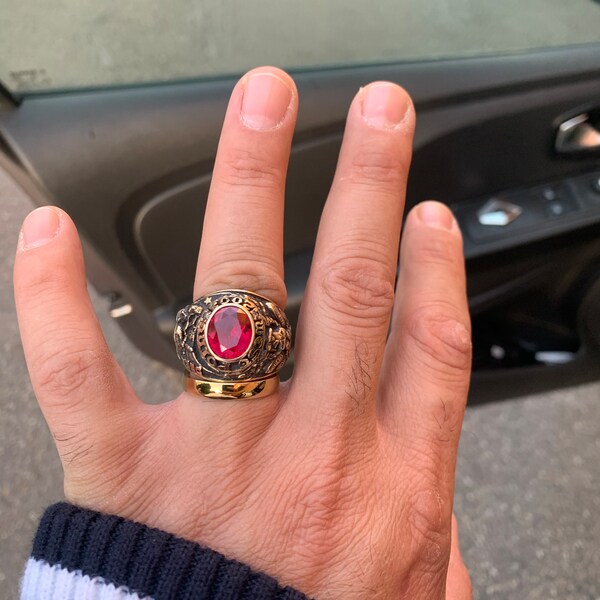 Custom Made Ring , Silver 925 , 1962 , Naval Ring , Class , New ...