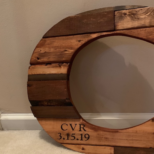 Large Wood Letters, Rustic Letter Cutout, Custom Wooden Wall Decor ...