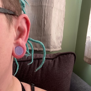 PAIR of Unique Organic Jackfruit Wood Single Flare Tunnels / | Etsy