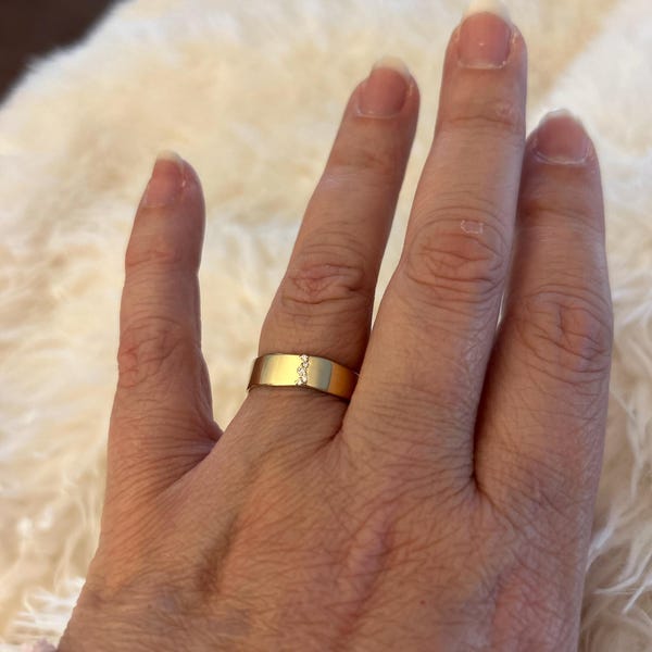 Baguette Diamond Curved Wedding Band, 14k Contour Wedding Ring Women ...