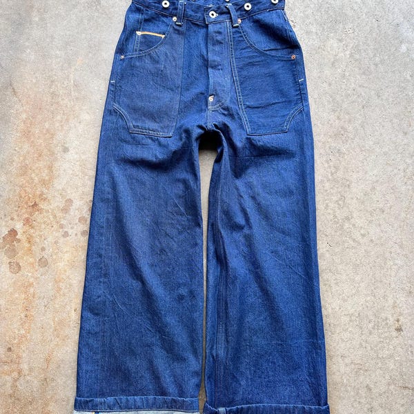 White American Bull Denim USA PFD Fabric 3 YARDS 13 Oz 100% Cotton 68 ...