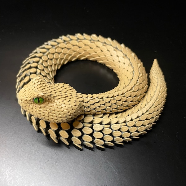 Jumbo Bush Viper | Snake Toy - Etsy