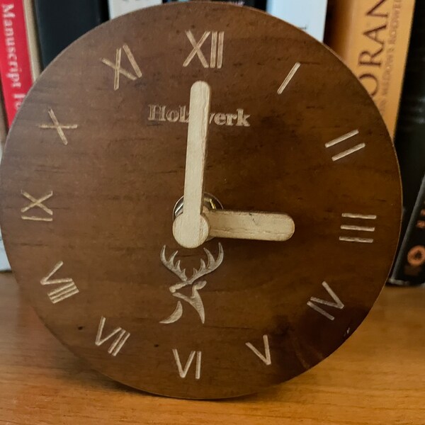 Holzwerk HEY KROKO Children's Wooden Wall Clock, 25 Cm Ø Crocodile ...