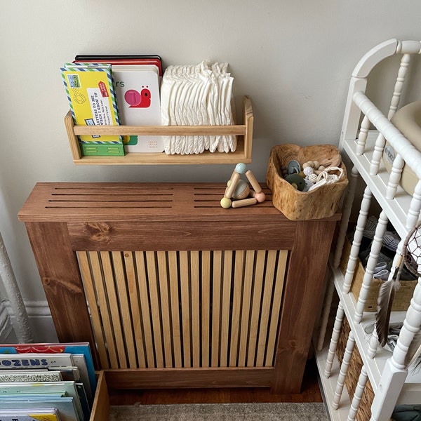 Solid Wood Radiator Cover, Custom Heating Cabinet for Home and Office ...