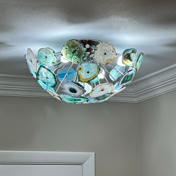 Gorgeous Flush Mount Sputnik Agate Ceiling Lamp Light , STELLAR 2 Low ...
