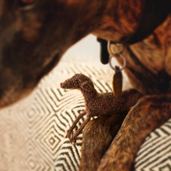 Lurcher Knitting Pattern - Etsy