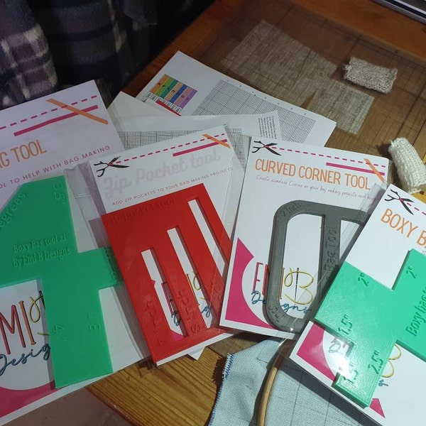 XL Boxy Bag Tool Bag Making Tool Bag Making Ruler XL Bags - Etsy