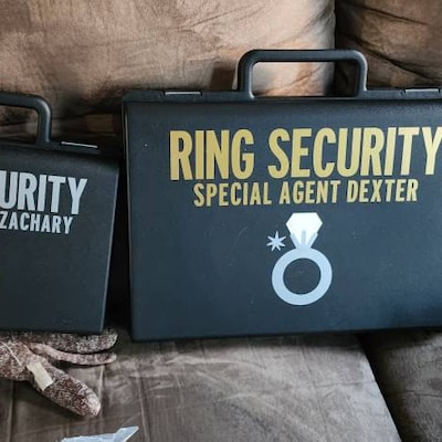 Ring Security Badge Ring Bearer ID Badge Wedding Ring Bearer ...