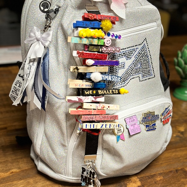 Cheerleading Spirit Pin Swag Strap - Etsy