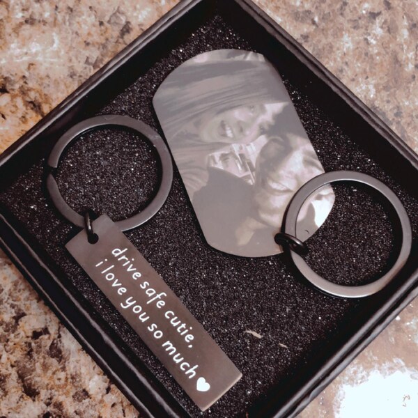 Personalized QR Code Keychain, Custom Code Keychain, Engraved Music ...