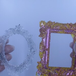 Shiny Rectangular Picture Photo Frame Resin Mold Resin, UV Resin, Resin ...